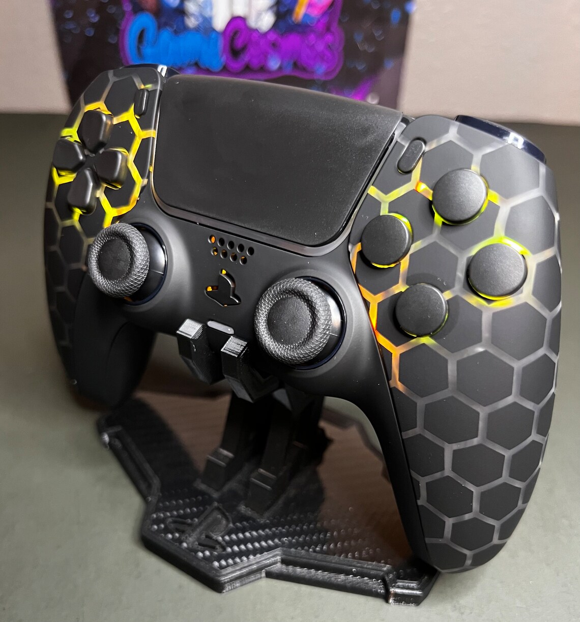 Honeycomb theme – RGB LED – All Black – Premium Custom light up ...