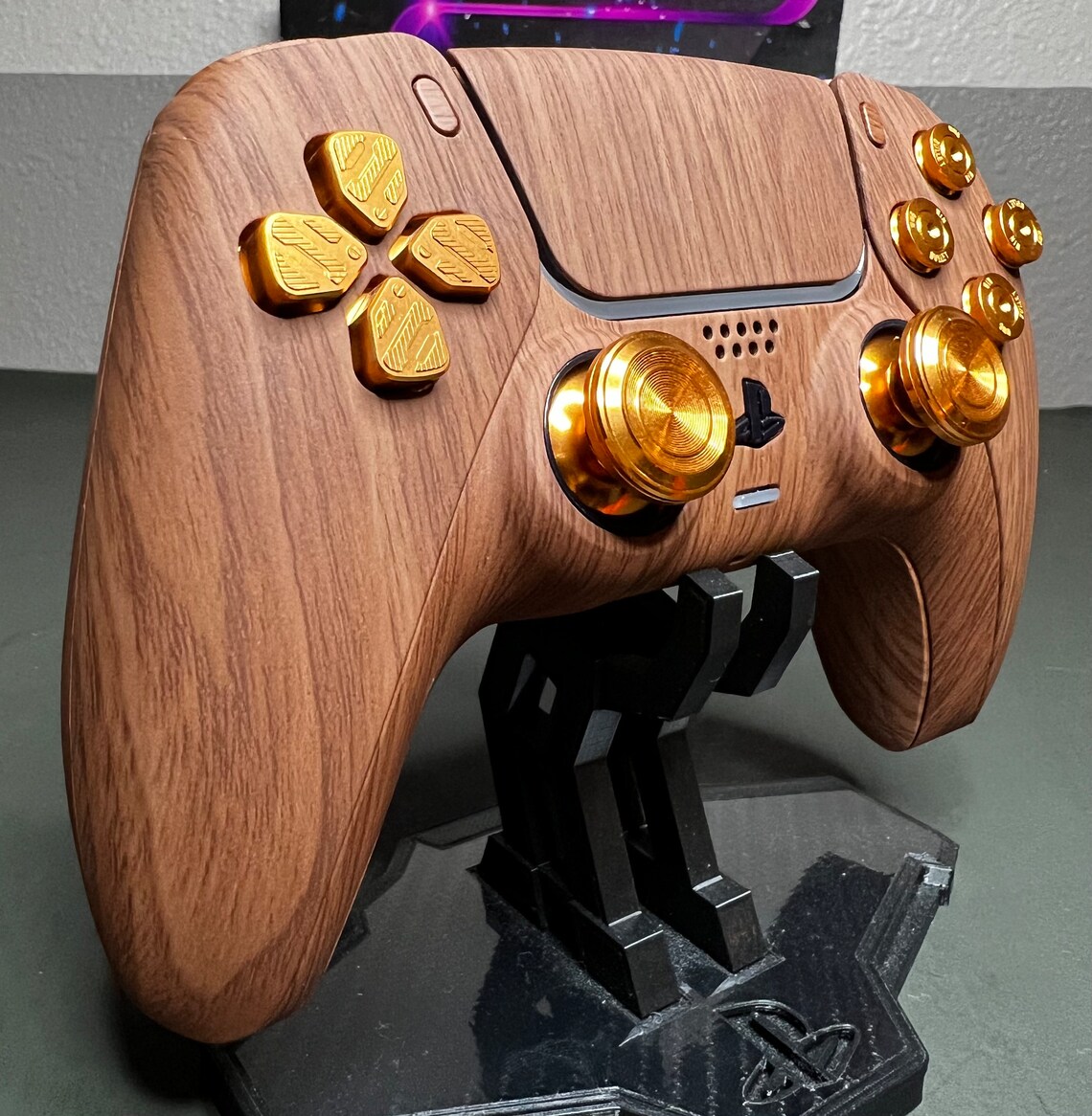 Real Metal – Back paddles Back buttons – Woodgrain wooden theme ...