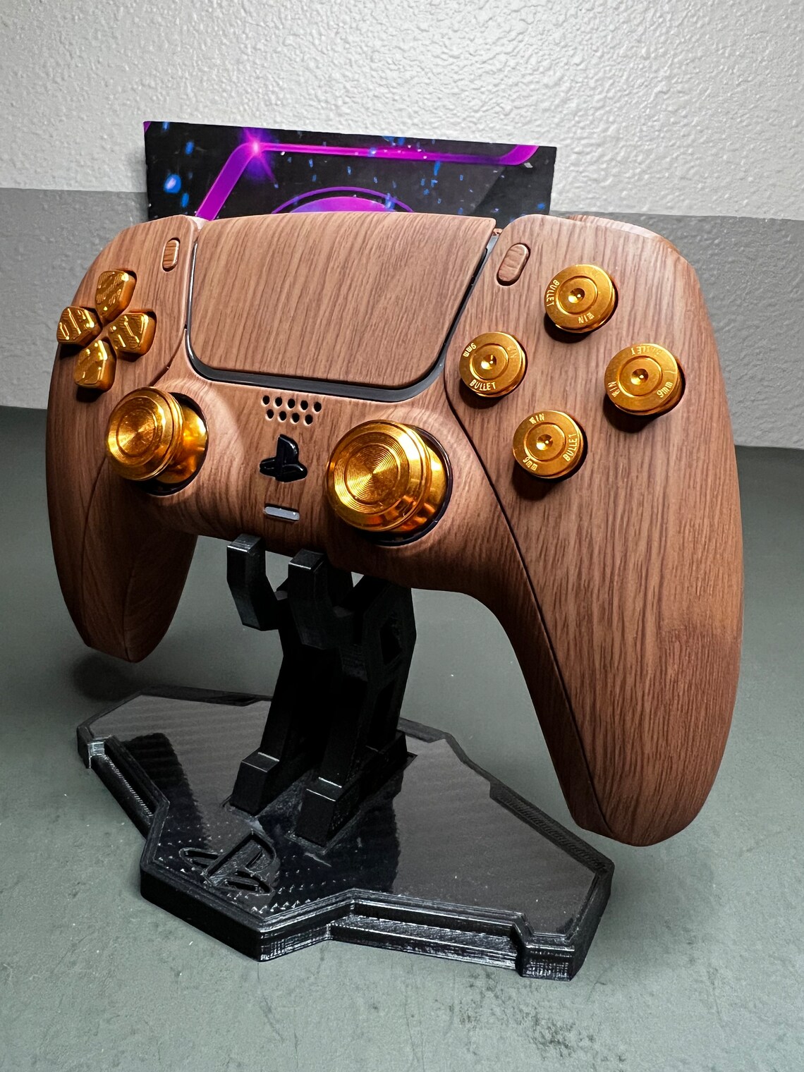 Real Metal – Back paddles Back buttons – Woodgrain wooden theme ...